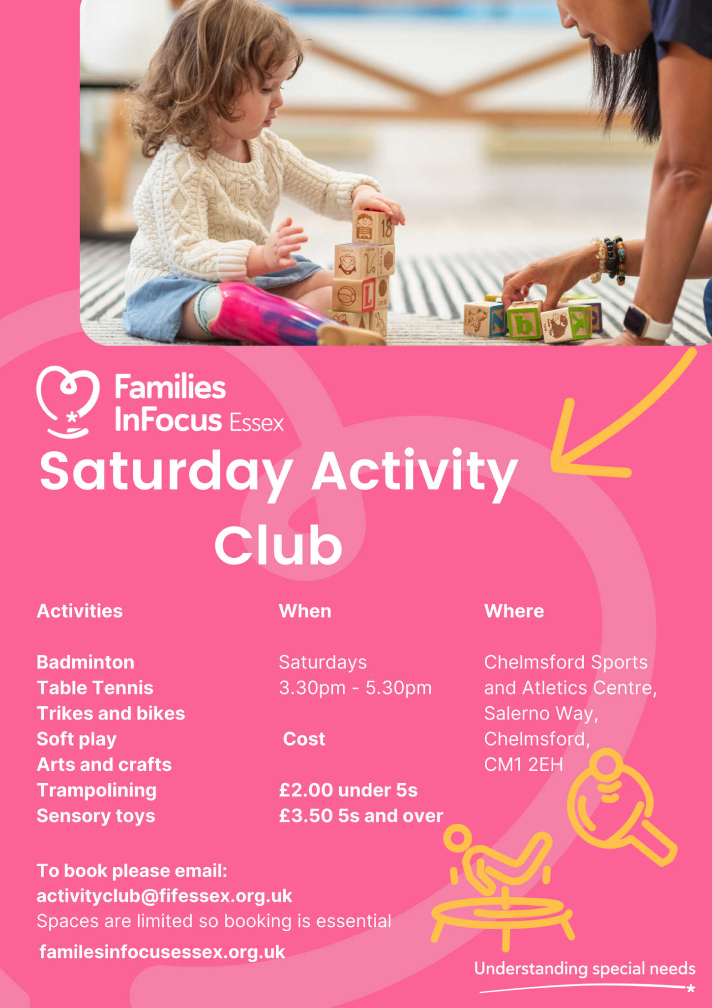 Saturday Activity Club - Families InFocus Essex